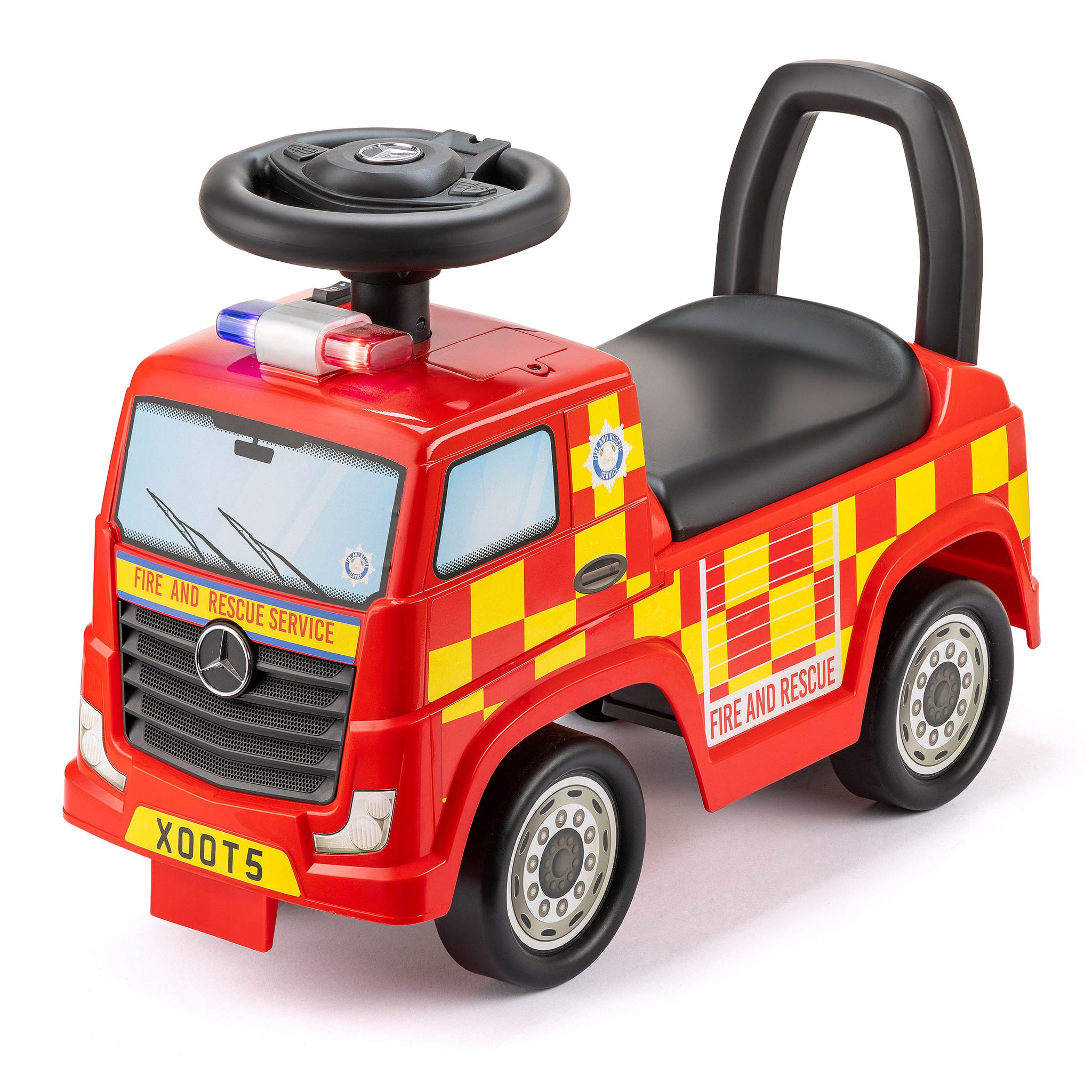 Mercedes Fire Engine | Foot to Floor Ride On | Xootz