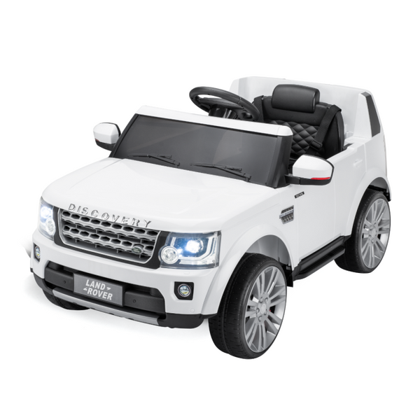 Land Rover Discovery Electric Ride-On Car | White | Xootz