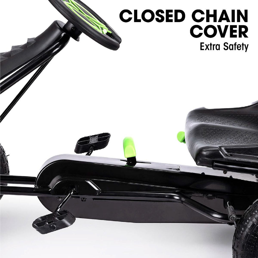 Kids Viper Go Kart | Black | Xootz